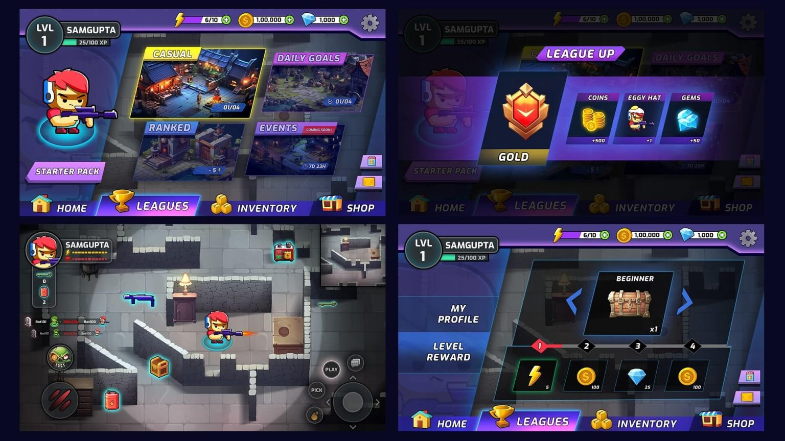 Survival Party Game UI-UX - ChicMic Studios