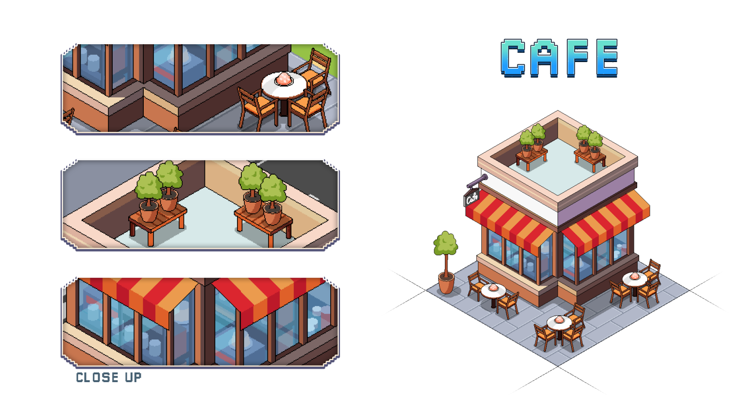 Cafe Pixel-Art - ChicMic Studios
